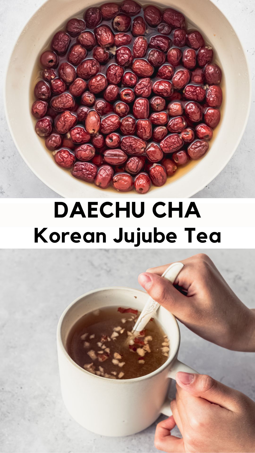 Korean Jujube Tea with Ginger(Daechu Cha) | The Subversive Table