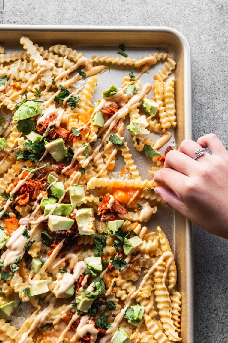 The BEST Easy Cheesy Kimchi Fries | The Subversive Table