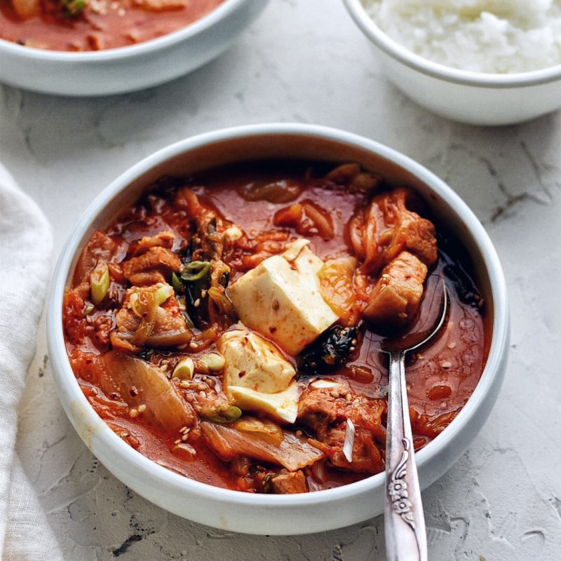 Easy Kimchi Jjigae with Pork Belly (Kimchi Stew) | The Subversive Table