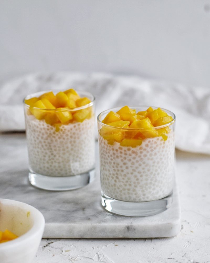 Easy Coconut Mango Sago (Tapioca Dessert) | The Subversive Table