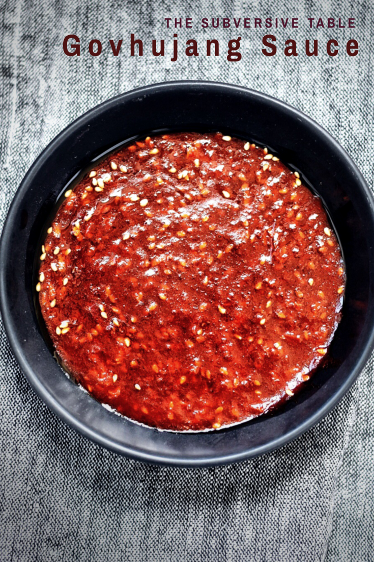 Gochujang Sauce (Bibimbap Sauce) | The Subversive Table