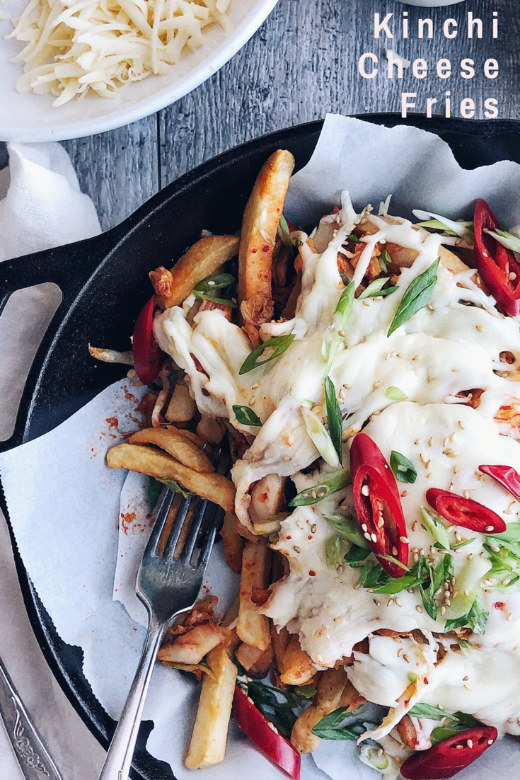 The BEST Easy Loaded Kimchi Fries | The Subversive Table