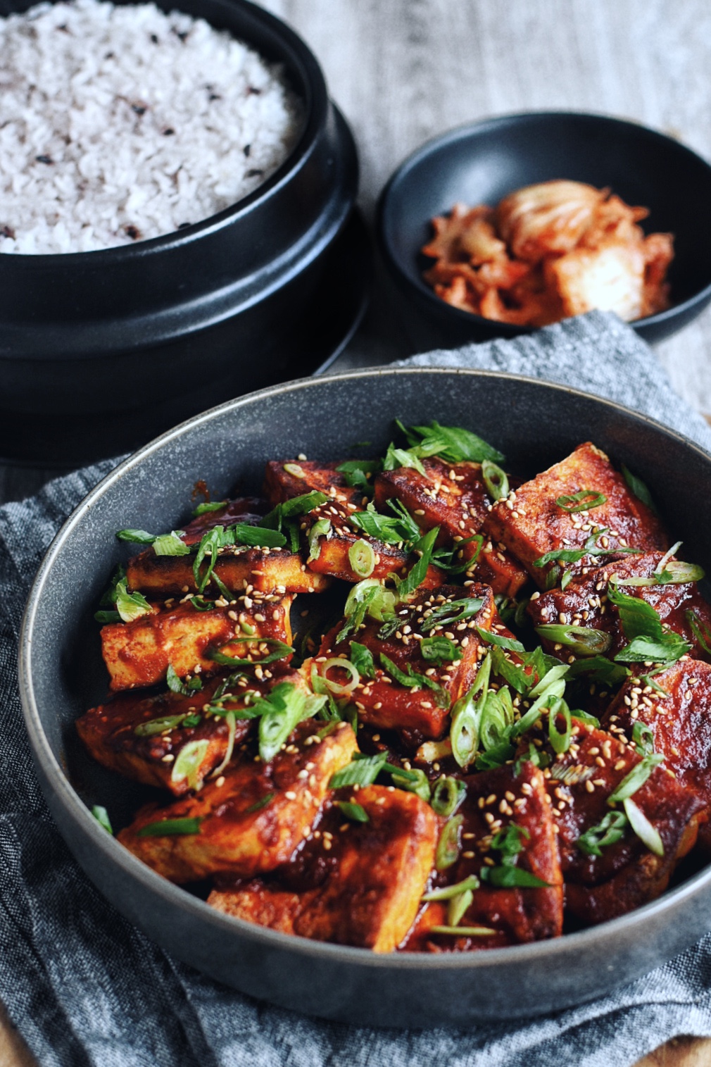 Spicy Korean Braised Tofu (Dubu Jorim) | The Subversive Table