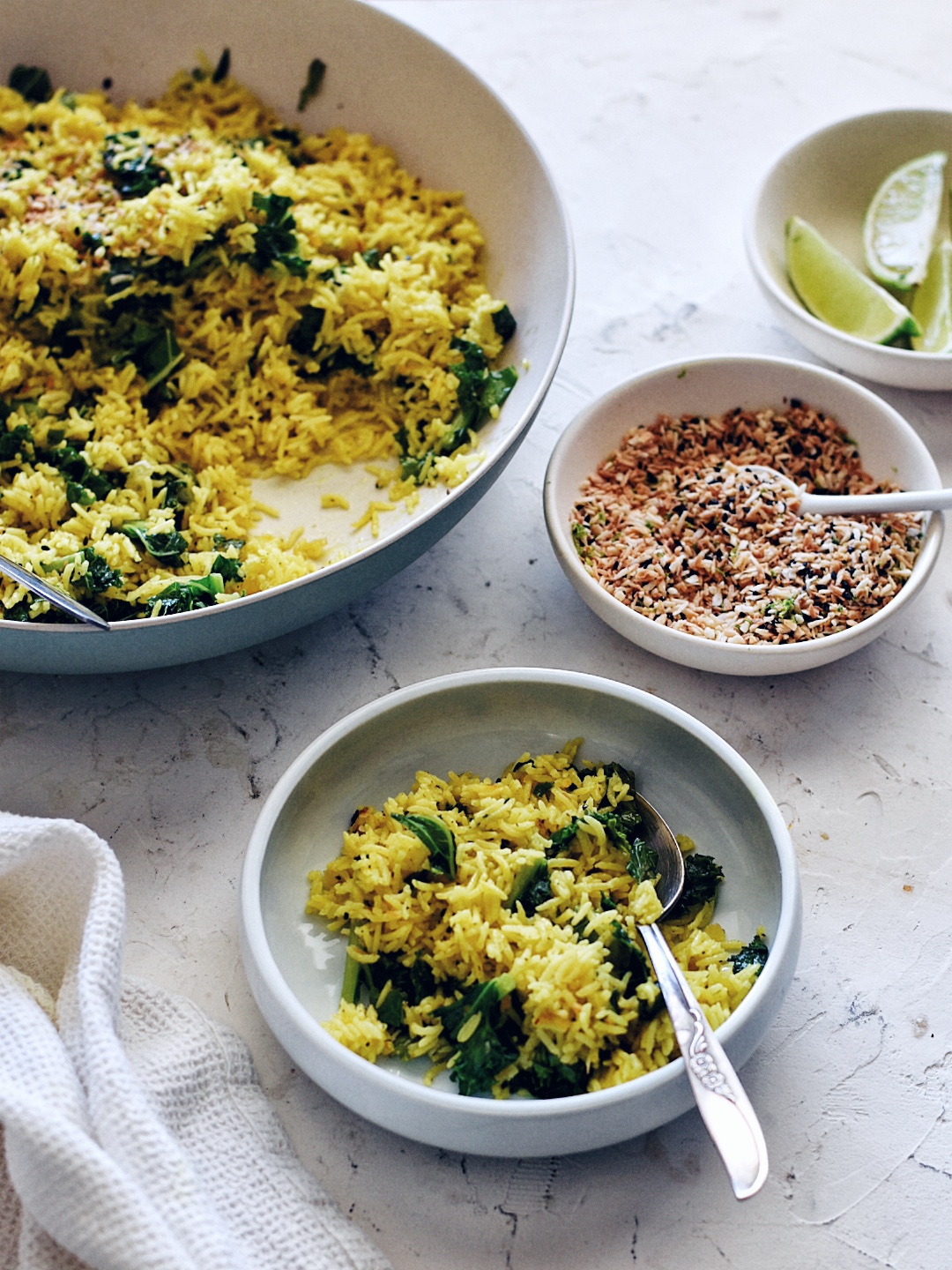 Instant Pot Turmeric Rice with Kale | The Subversive Table