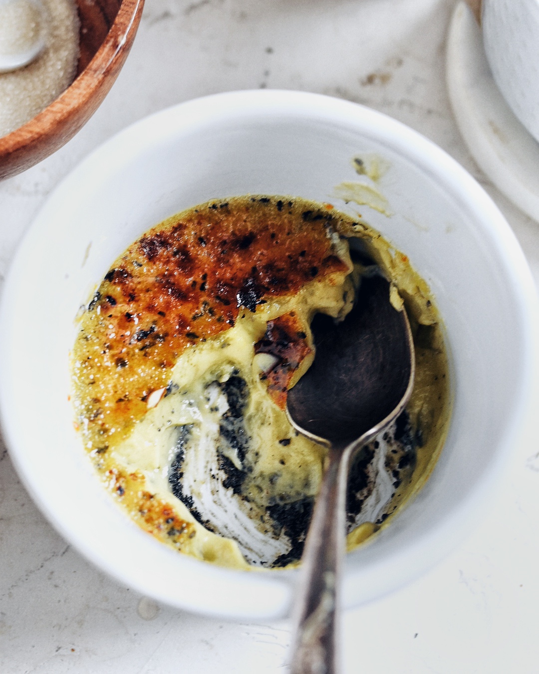 Easy Black Sesame Creme Brulee | The Subversive Table