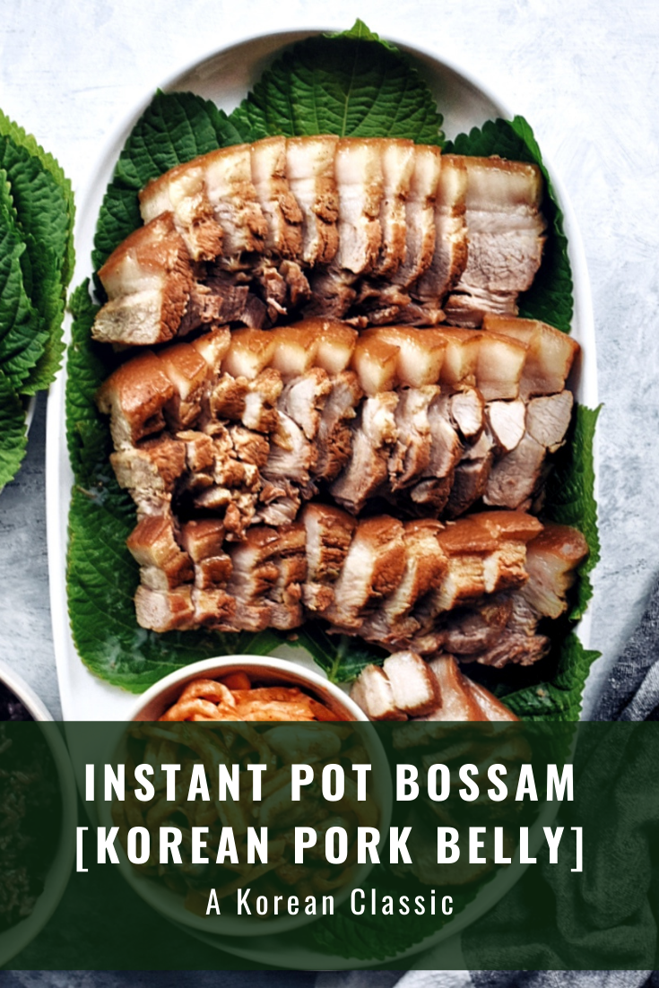 Instant Pot Bossam (Korean Boiled Pork Belly) with Oyster Radish Kimchi ...
