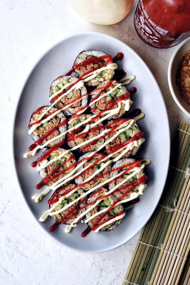Spicy Tuna Gimbap (Korean Seaweed Rice Roll) | The Subversive Table