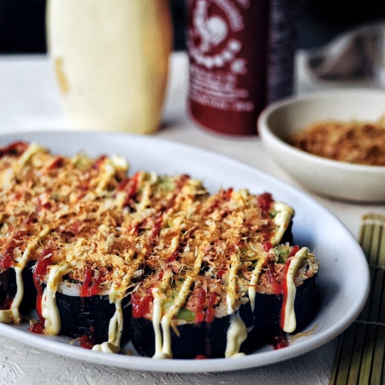 Spicy Tuna Gimbap (Korean Seaweed Rice Roll) | The Subversive Table