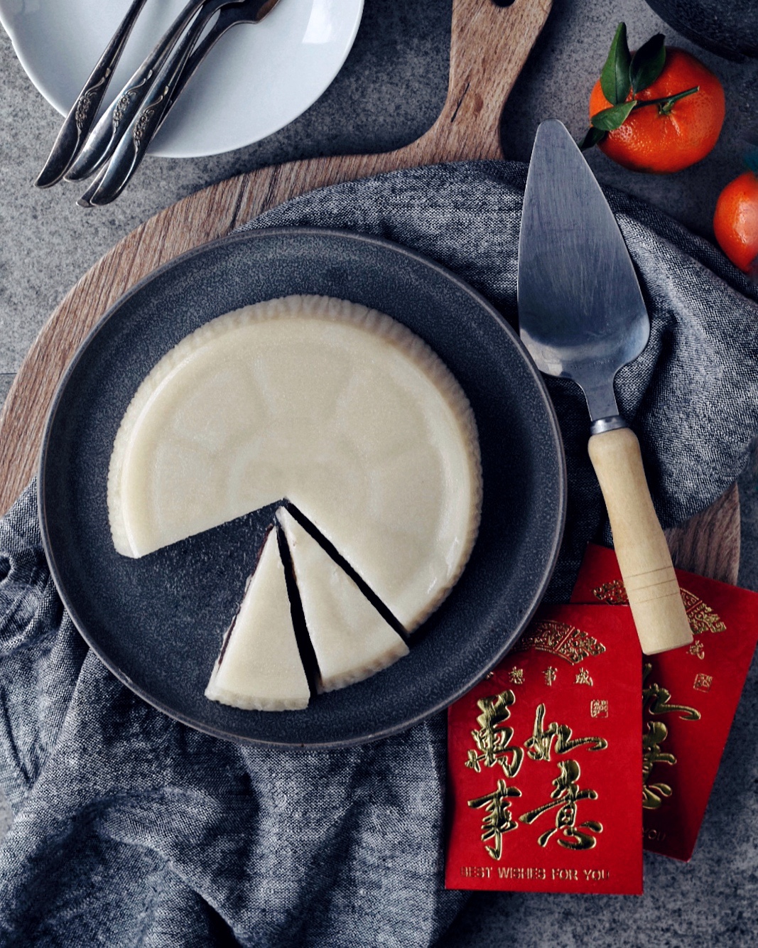 Coconut Nian Gao with Red Bean Paste (Chinese New Year Cake) | The ...