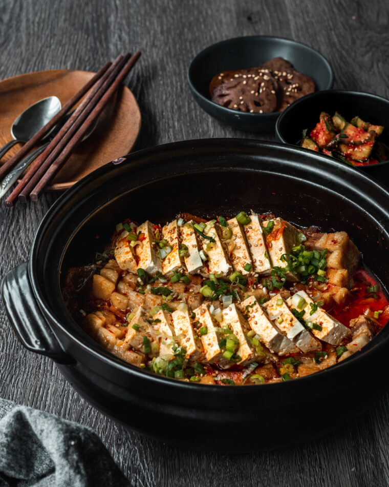 Braised Kimchi with Pork Belly + Tofu (Kimchi Jjim) | The Subversive Table