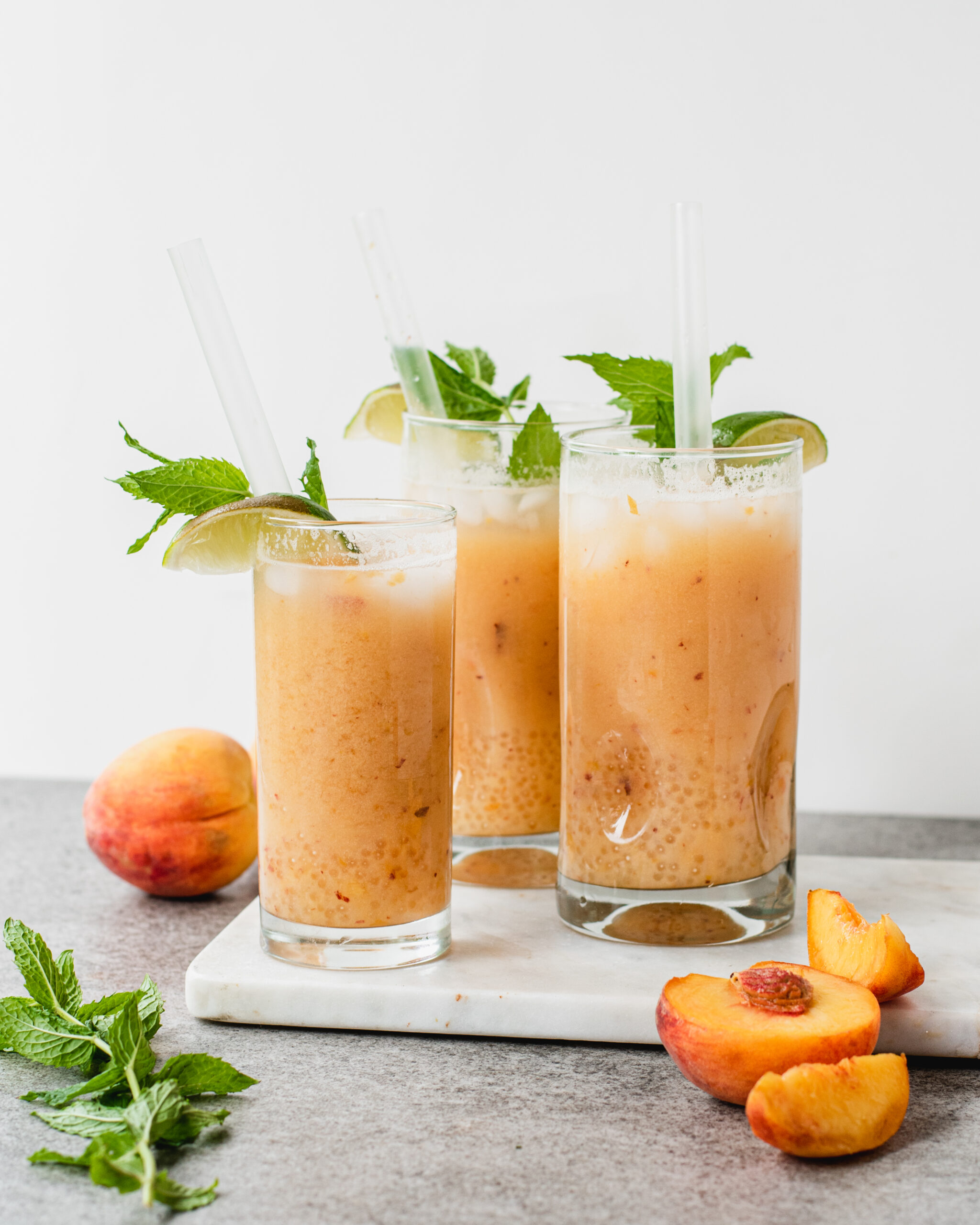 Peach Yakult Sago Drink | The Subversive Table