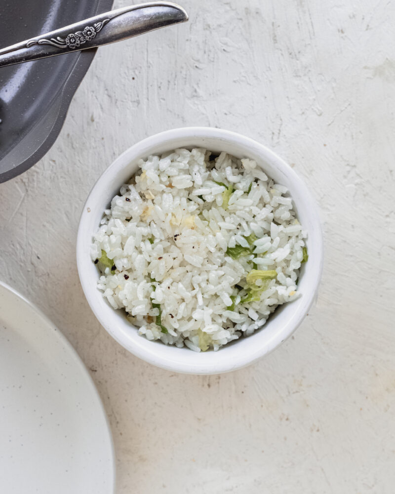 Korean Tornado Egg Omelette with Ginger Fried Rice | The Subversive Table