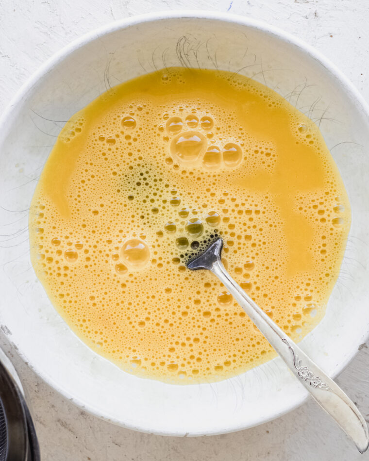 Korean Tornado Egg Omelette with Ginger Fried Rice | The Subversive Table