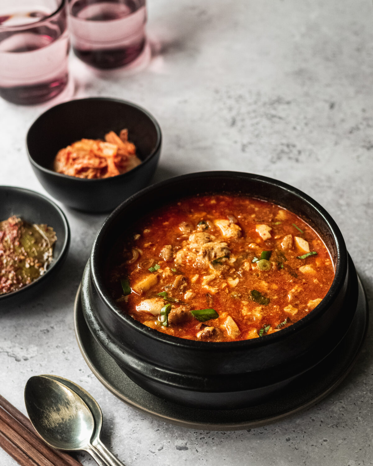 Spicy Seafood Soondubu Jjigae (Korean Tofu Soup) | The Subversive Table