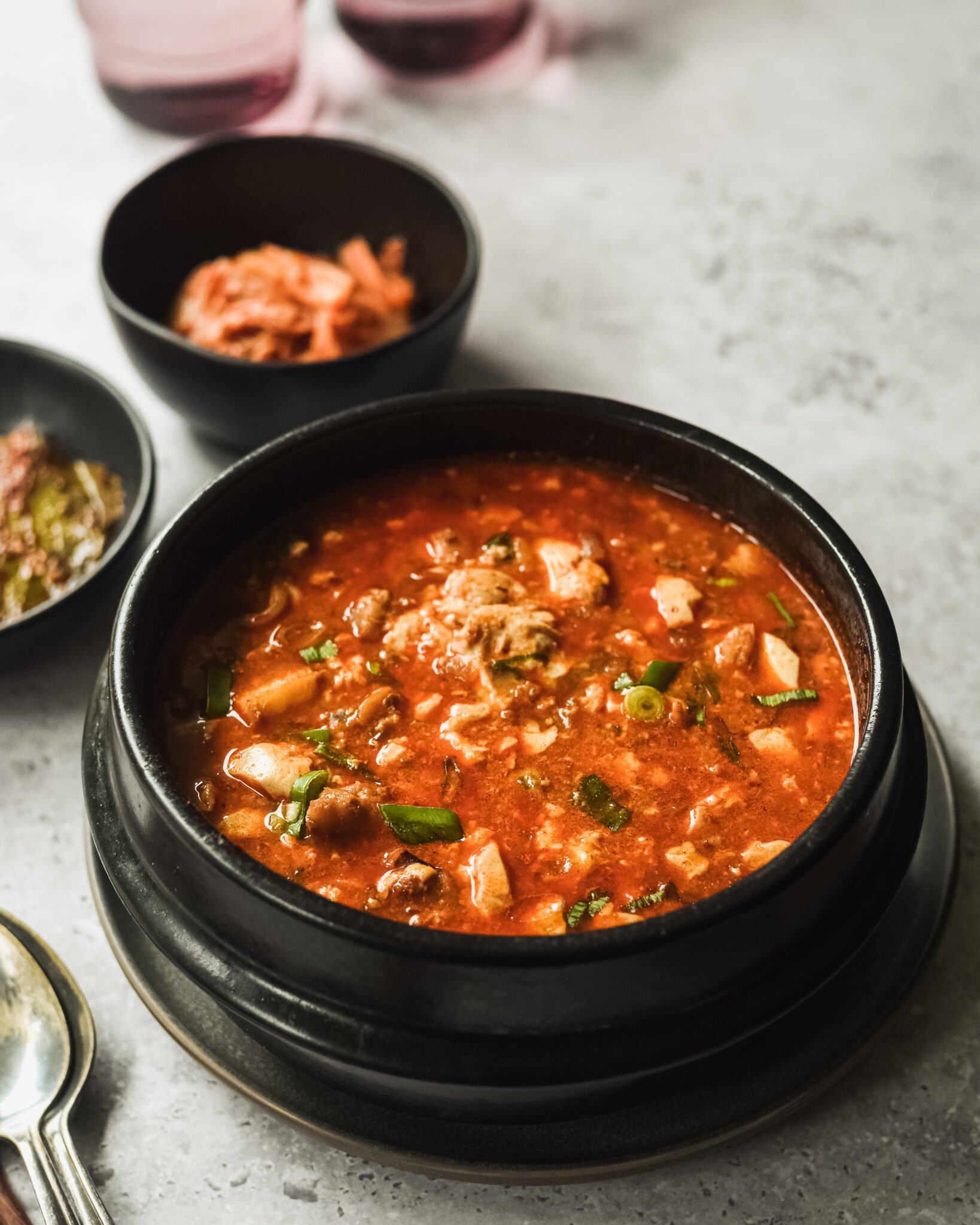 Spicy Seafood Soondubu Jjigae (Korean Tofu Soup) | The Subversive Table