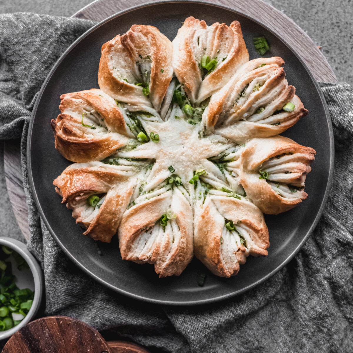 Savory Scallion Star Bread with Duck Fat | The Subversive Table