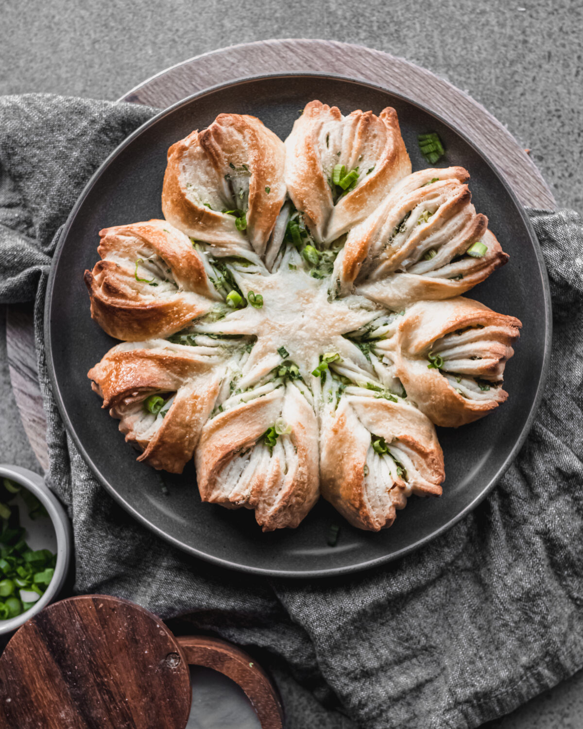 Savory Scallion Star Bread with Duck Fat | The Subversive Table