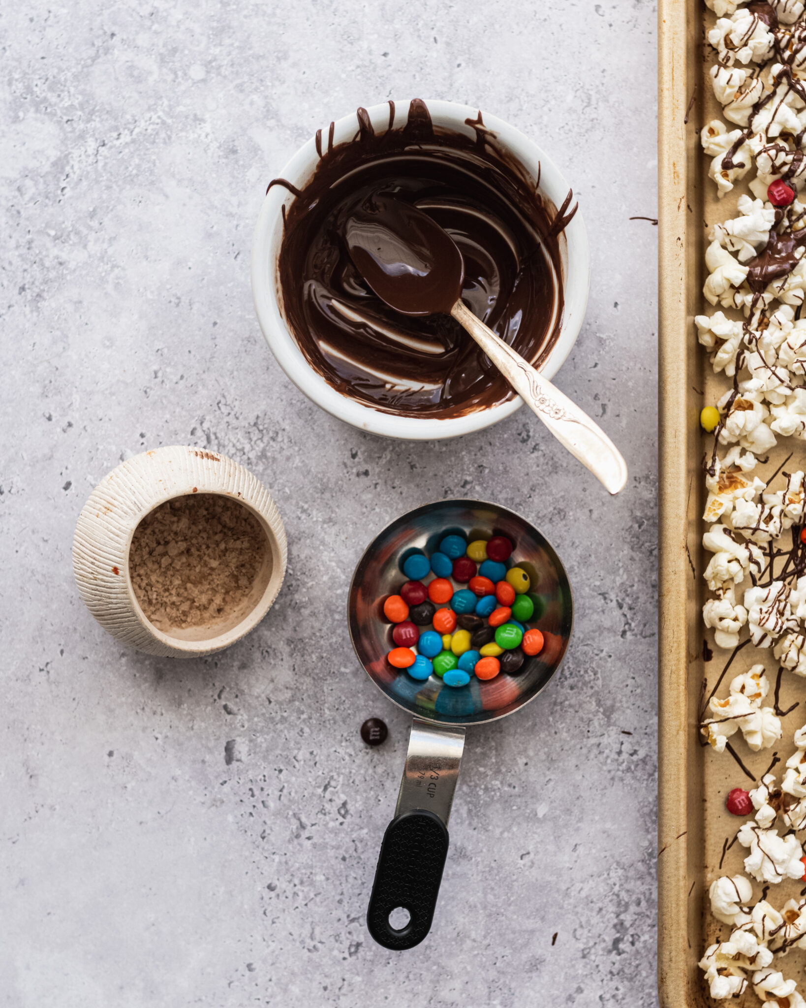 Easy M&M Popcorn | The Subversive Table