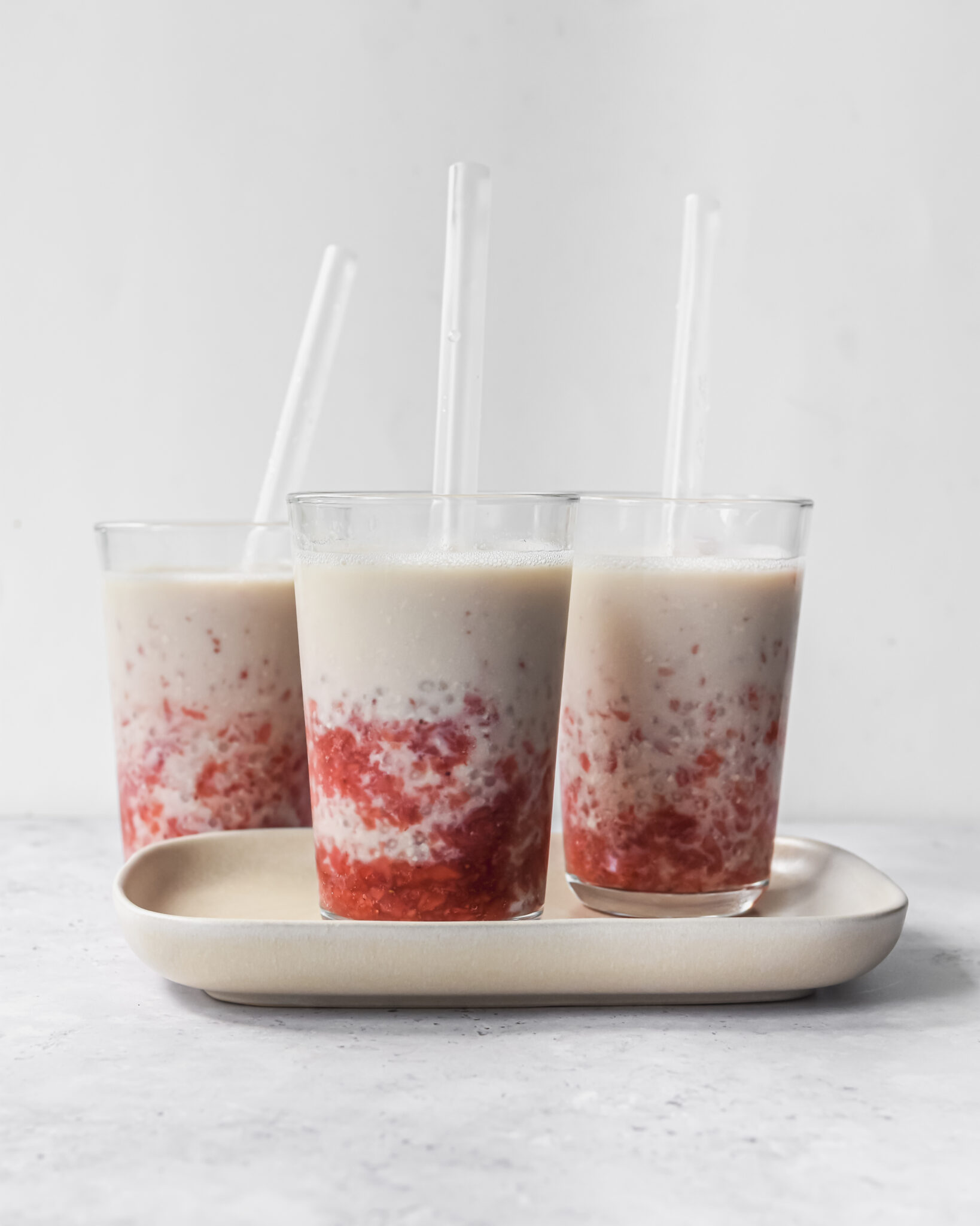 Korean Strawberry Milk with Sago | The Subversive Table