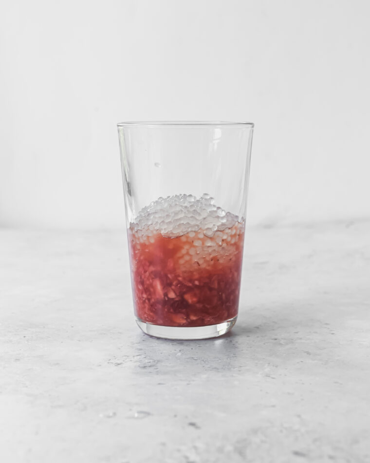 Korean Strawberry Milk with Sago | The Subversive Table
