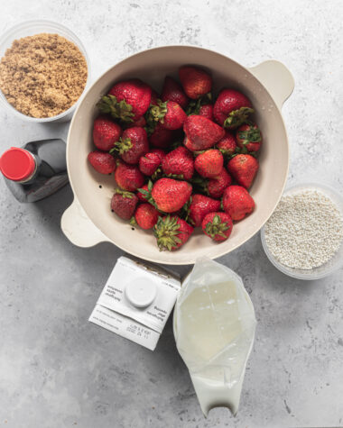 Korean Strawberry Milk with Sago | The Subversive Table