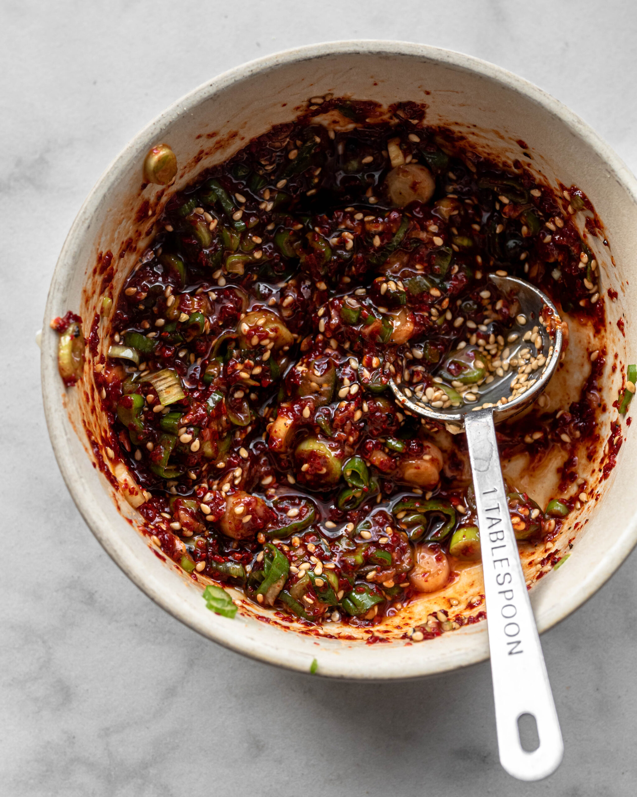 Korean Romaine Lettuce Salad (Sangchu Geotjeori) | The Subversive Table