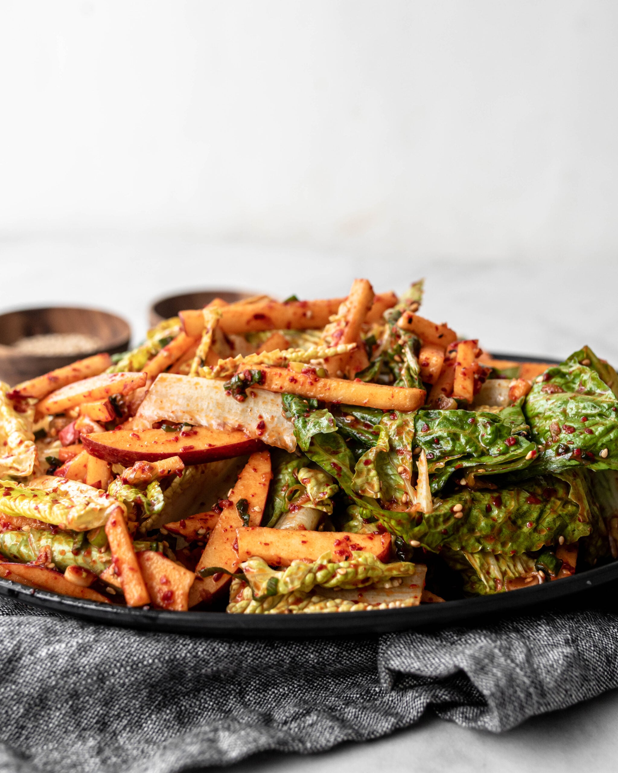 Korean Romaine Lettuce Salad (Sangchu Geotjeori) | The Subversive Table