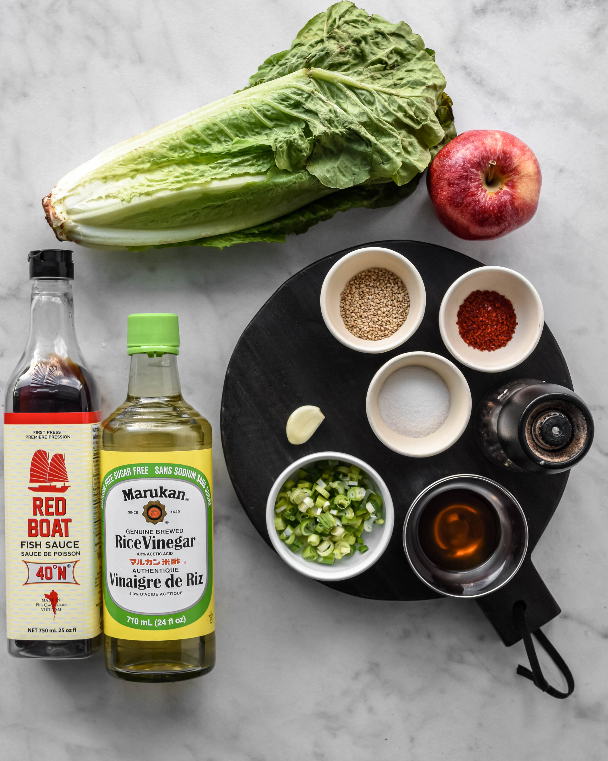 Korean Romaine Lettuce Salad (Sangchu Geotjeori) | The Subversive Table