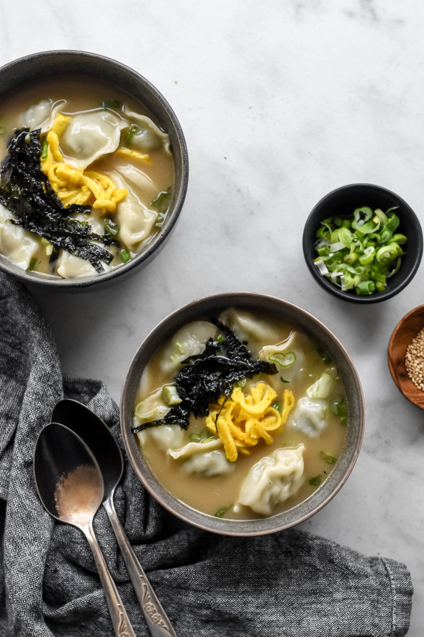 Tteok Mandu Guk (Korean Rice Cake Soup with bibigo Dumplings) | The ...