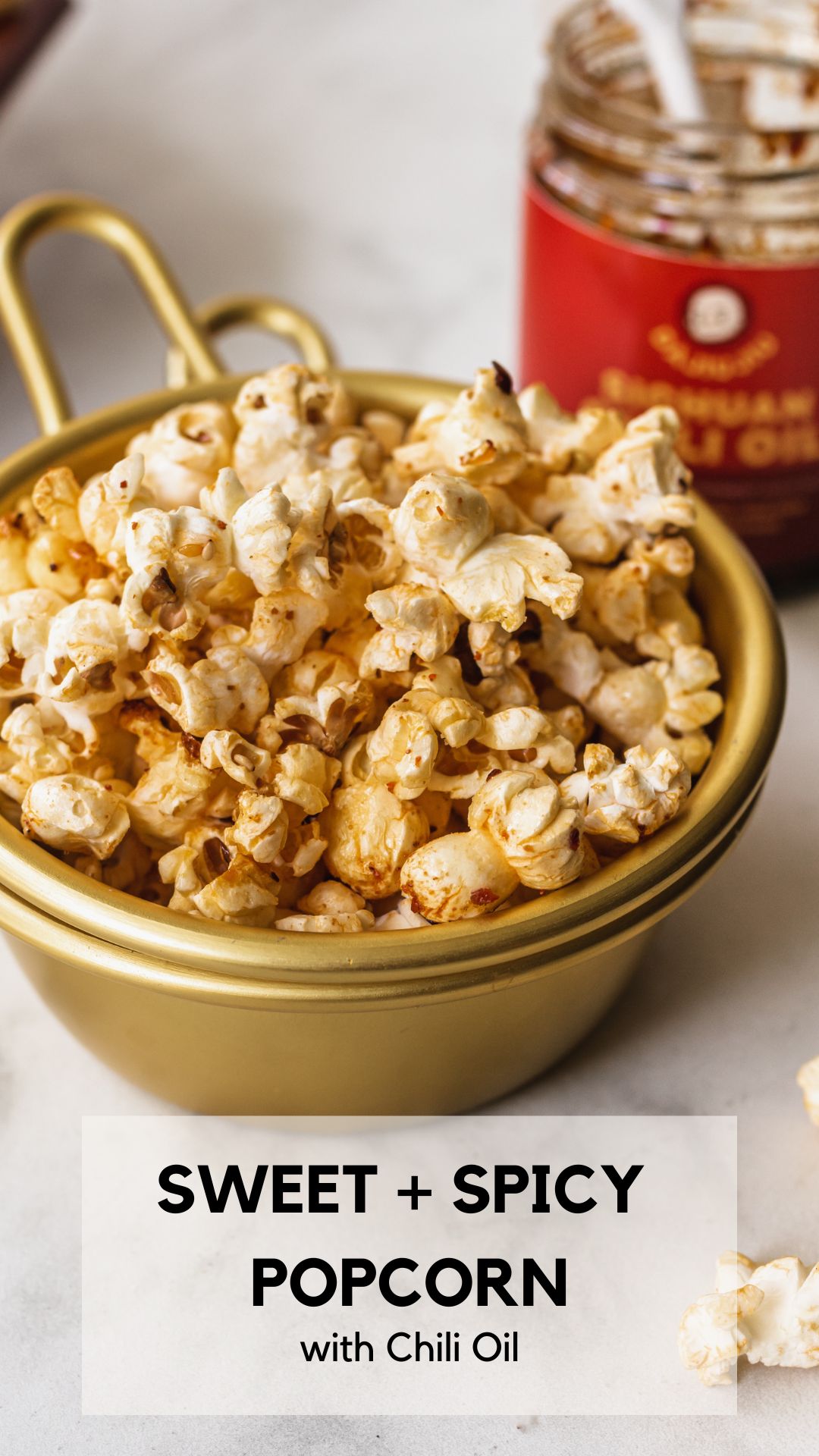 Sweet + Spicy Popcorn with Chili Oil | The Subversive Table