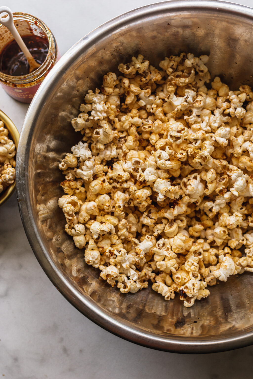 Sweet + Spicy Popcorn with Chili Oil | The Subversive Table