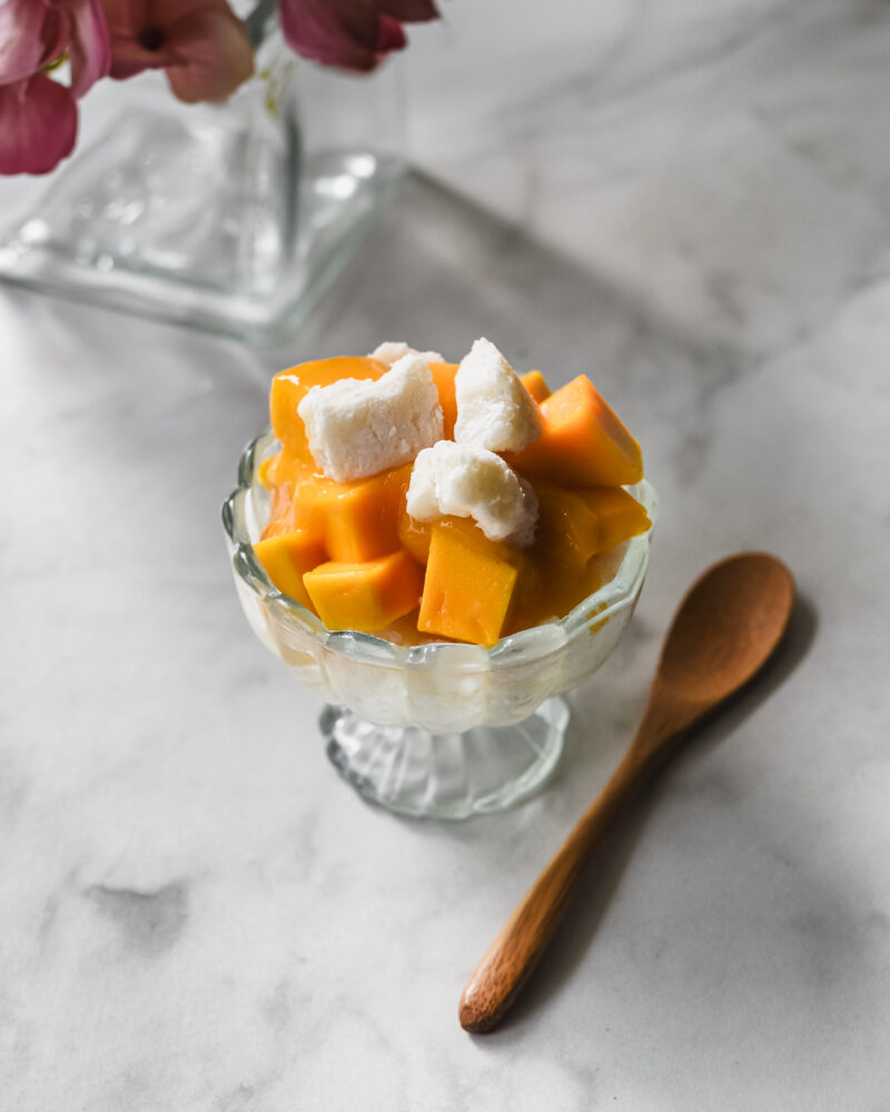 Mango Bingsu (Korean Shaved Ice) | The Subversive Table