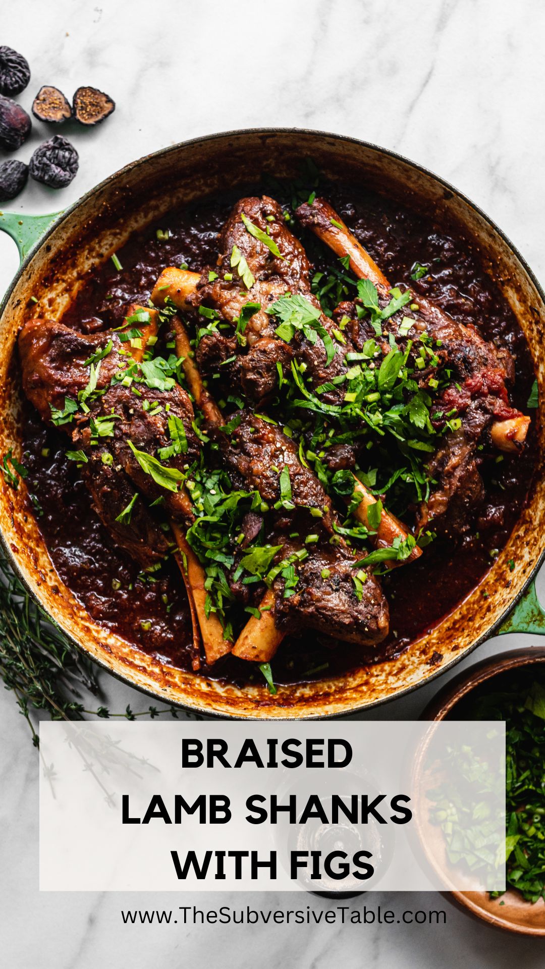 Braised Lamb Shanks with Figs | The Subversive Table