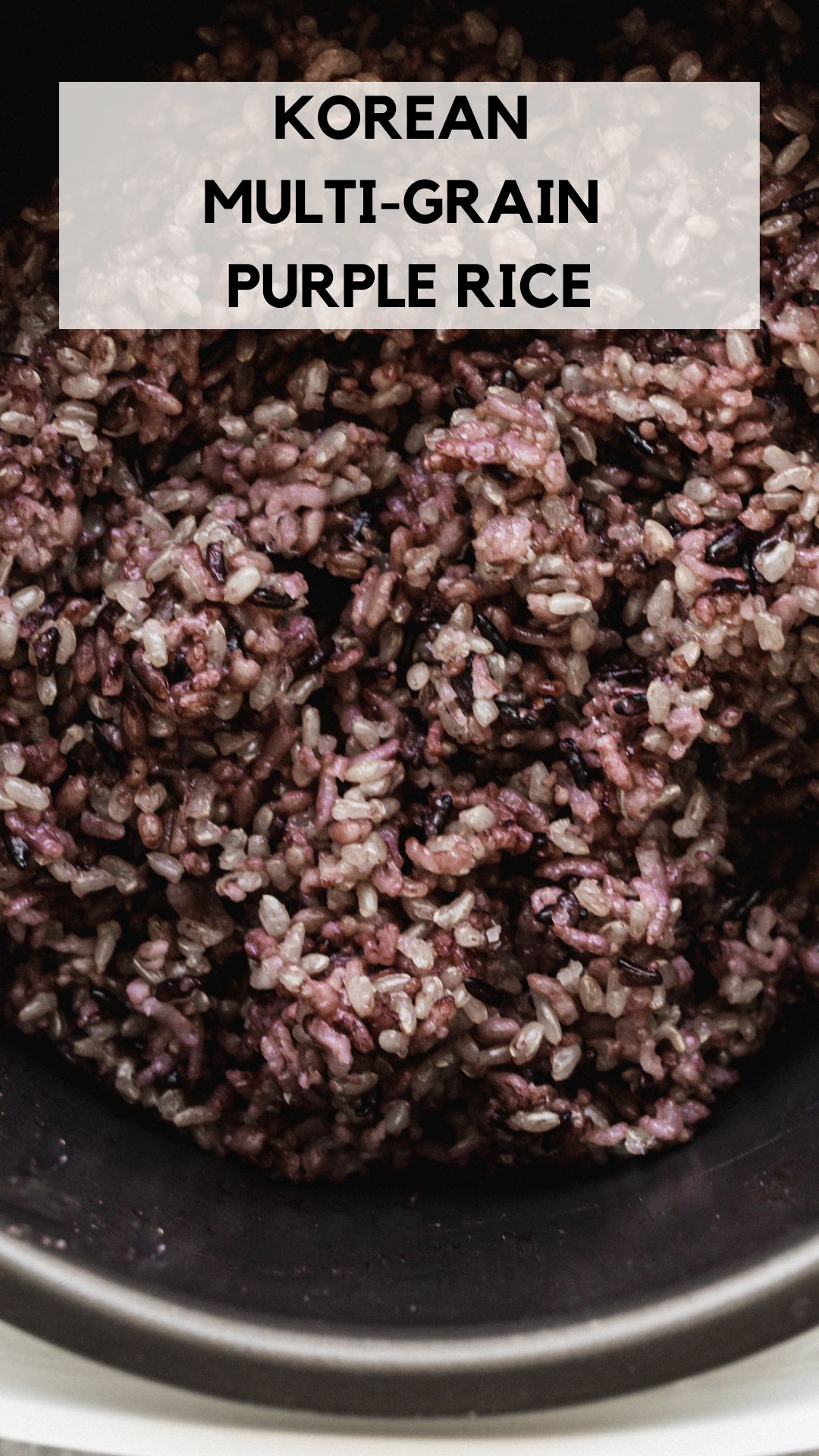 Easy Korean Purple Rice (Heukmi Bap) | The Subversive Table