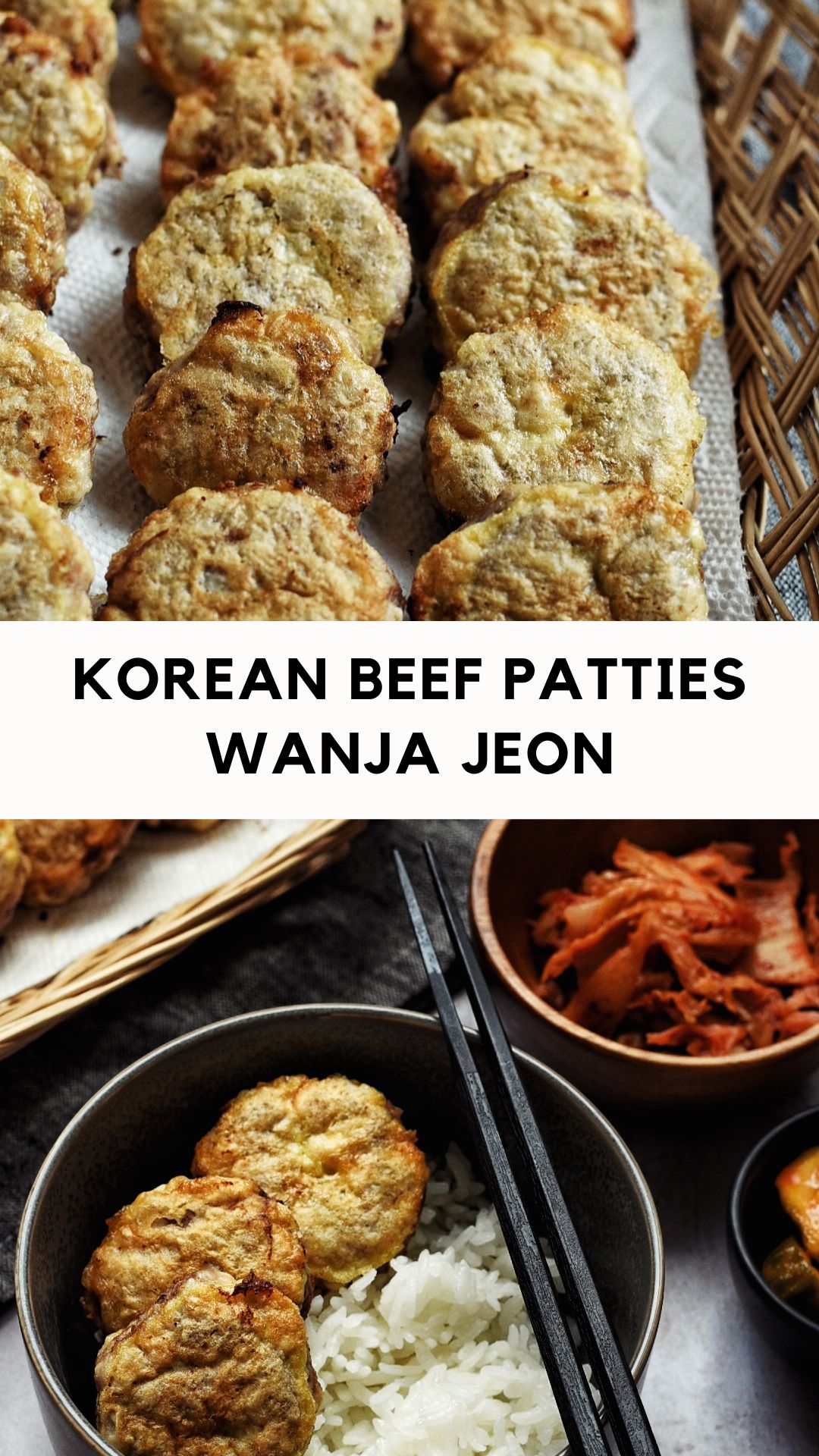 Korean Beef Patties (Wanja Jeon) | The Subversive Table