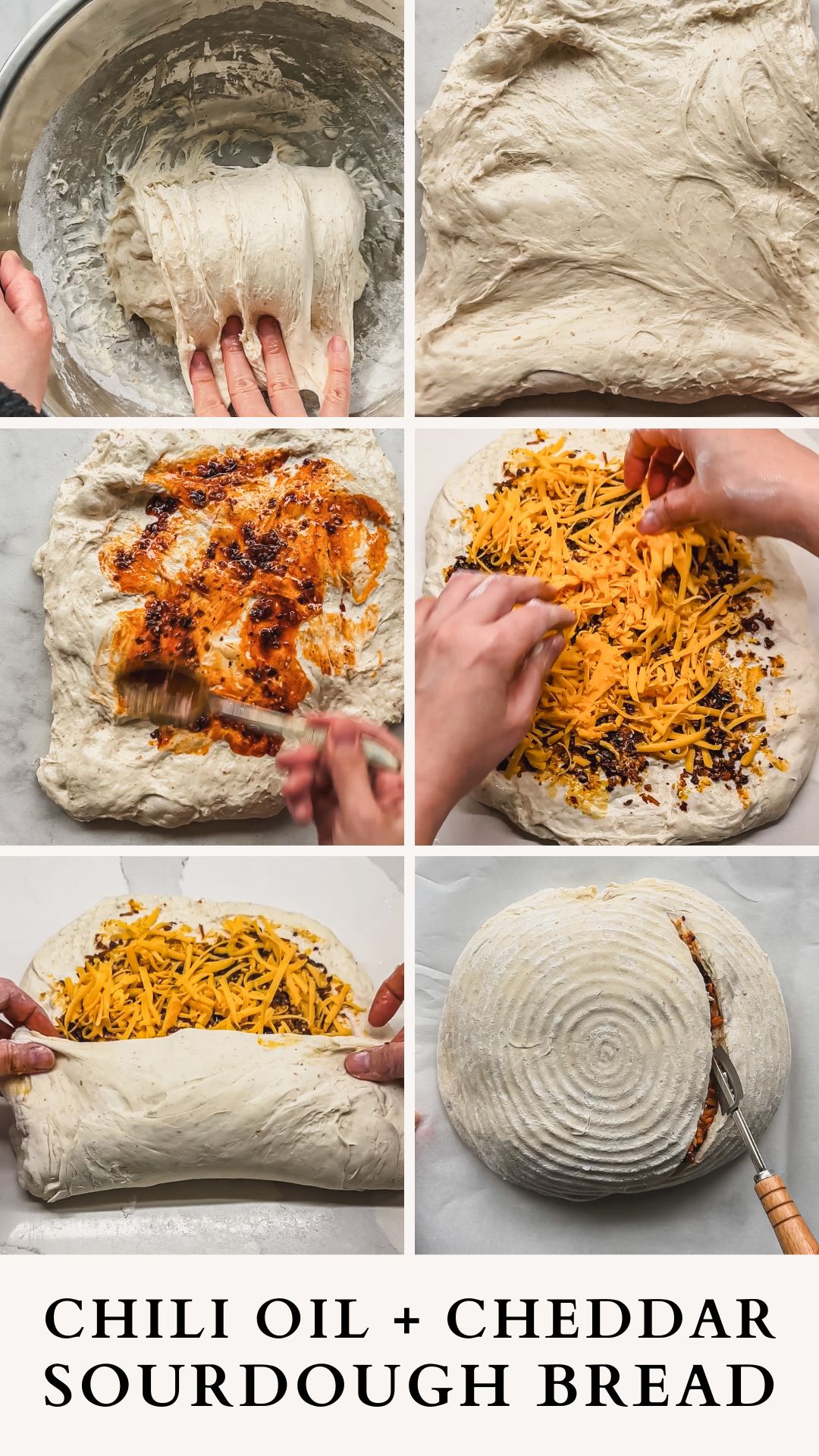 Chili Oil Cheddar Cheese Sourdough Bread | The Subversive Table