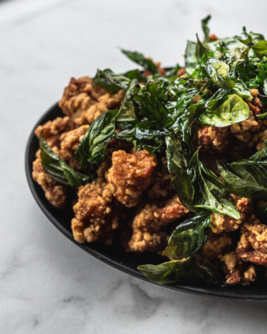 Taiwanese Popcorn Chicken with Fried Basil | The Subversive Table