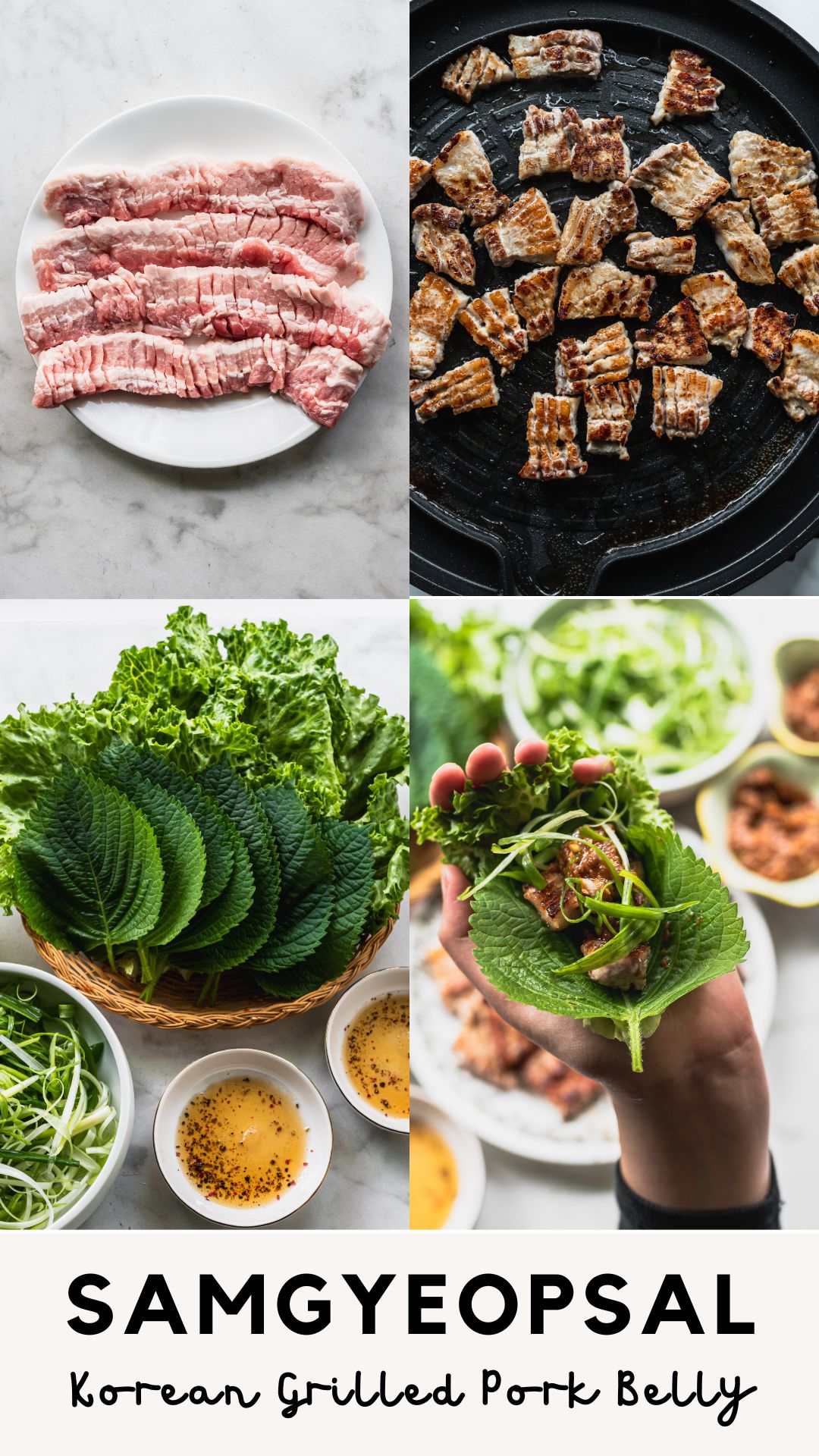 Samgyeopsal Gui (Korean Grilled Pork Belly) 삼겹살 | The Subversive Table