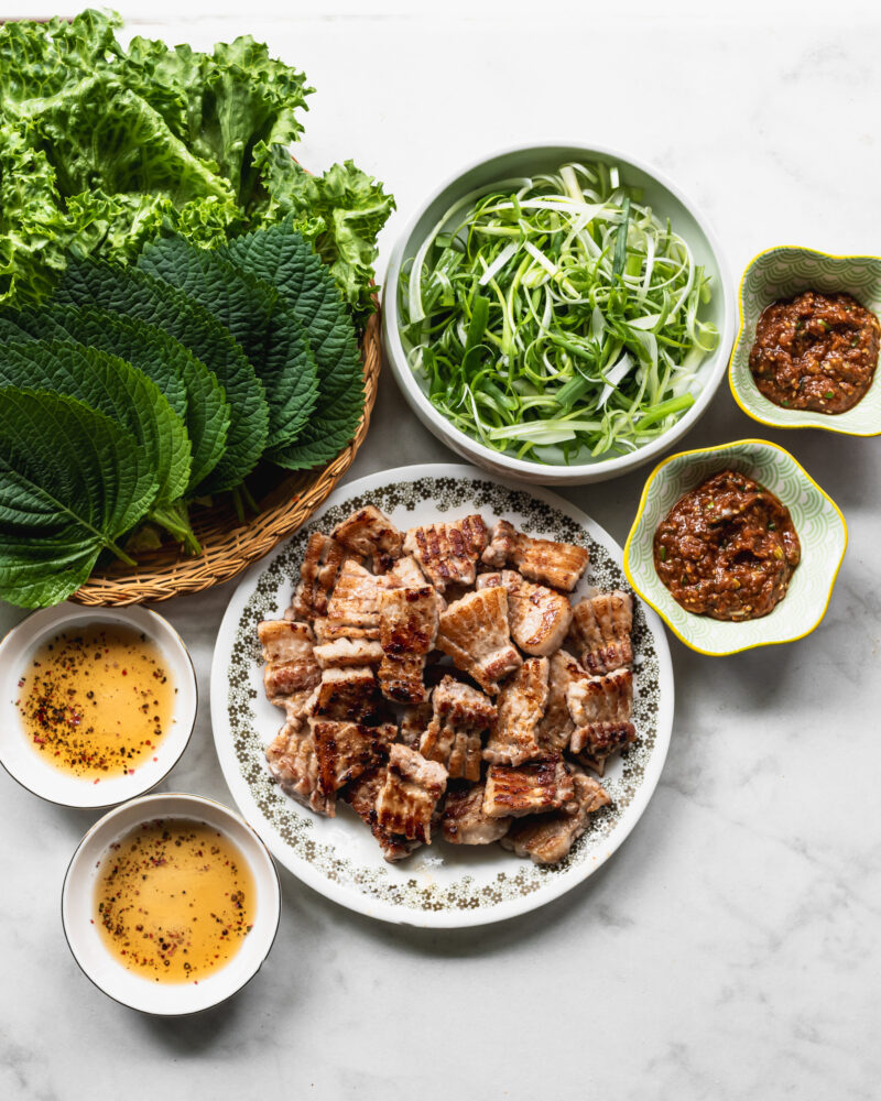 Samgyeopsal Gui (Korean Grilled Pork Belly) 삼겹살 | The Subversive Table
