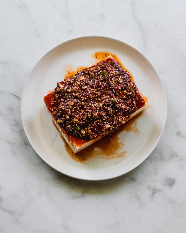 Soft Silken Tofu with Korean Dressing | The Subversive Table