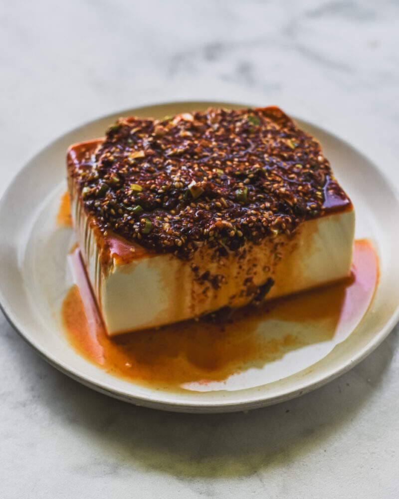 Soft Silken Tofu with Korean Dressing | The Subversive Table