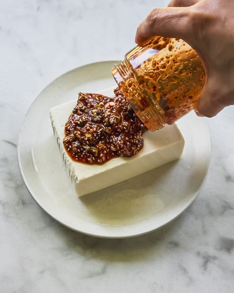 Soft Silken Tofu with Korean Dressing | The Subversive Table