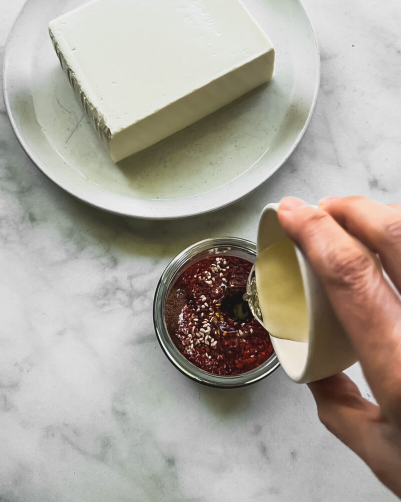 Soft Silken Tofu with Korean Dressing | The Subversive Table