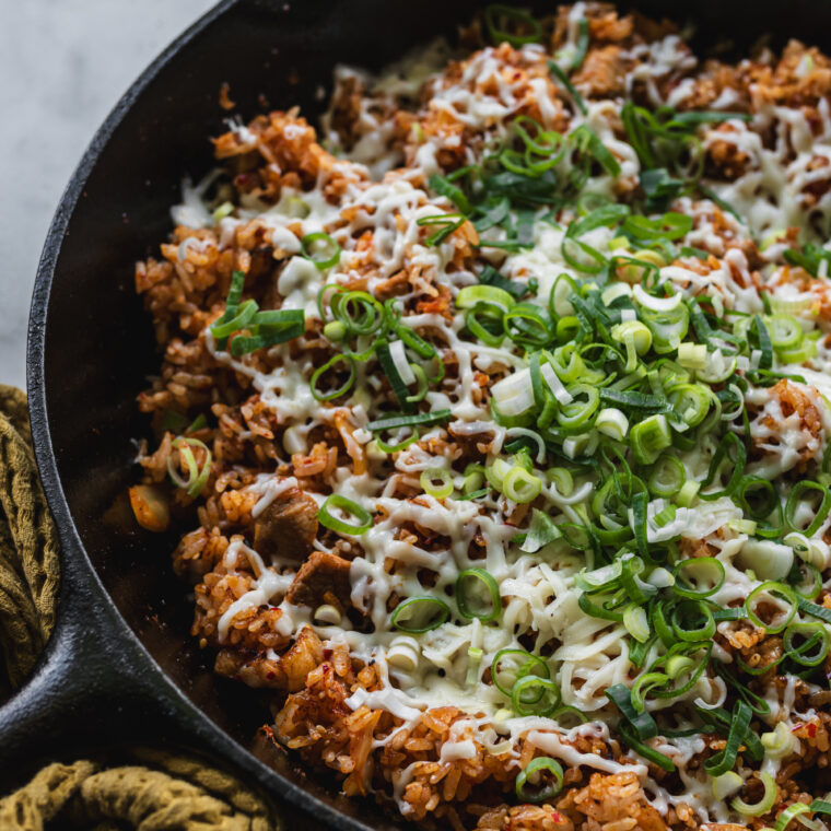 Cheesy Kimchi Fried Rice (Kimchi Bokkeumbap) | The Subversive Table