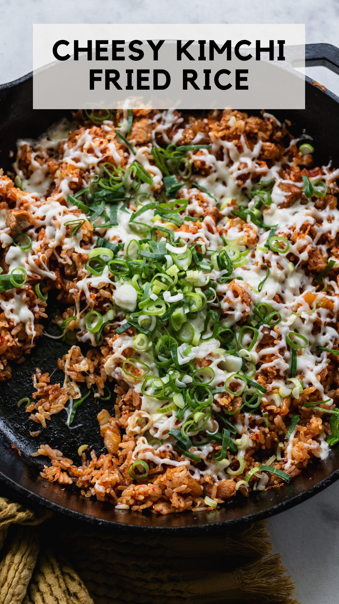 Cheesy Kimchi Fried Rice (Kimchi Bokkeumbap) | The Subversive Table