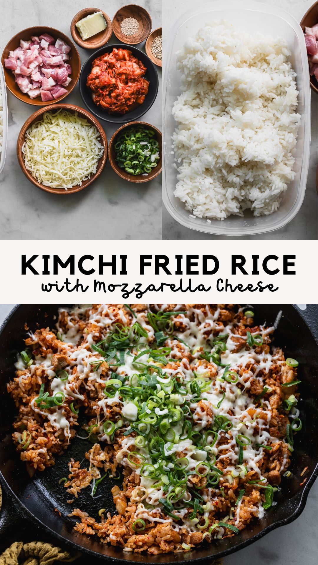 Cheesy Kimchi Fried Rice (Kimchi Bokkeumbap) | The Subversive Table