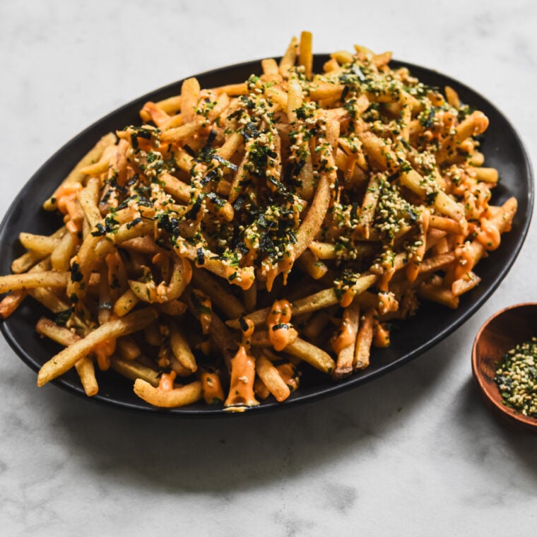 Furikake French Fries with Spicy Mayo | The Subversive Table