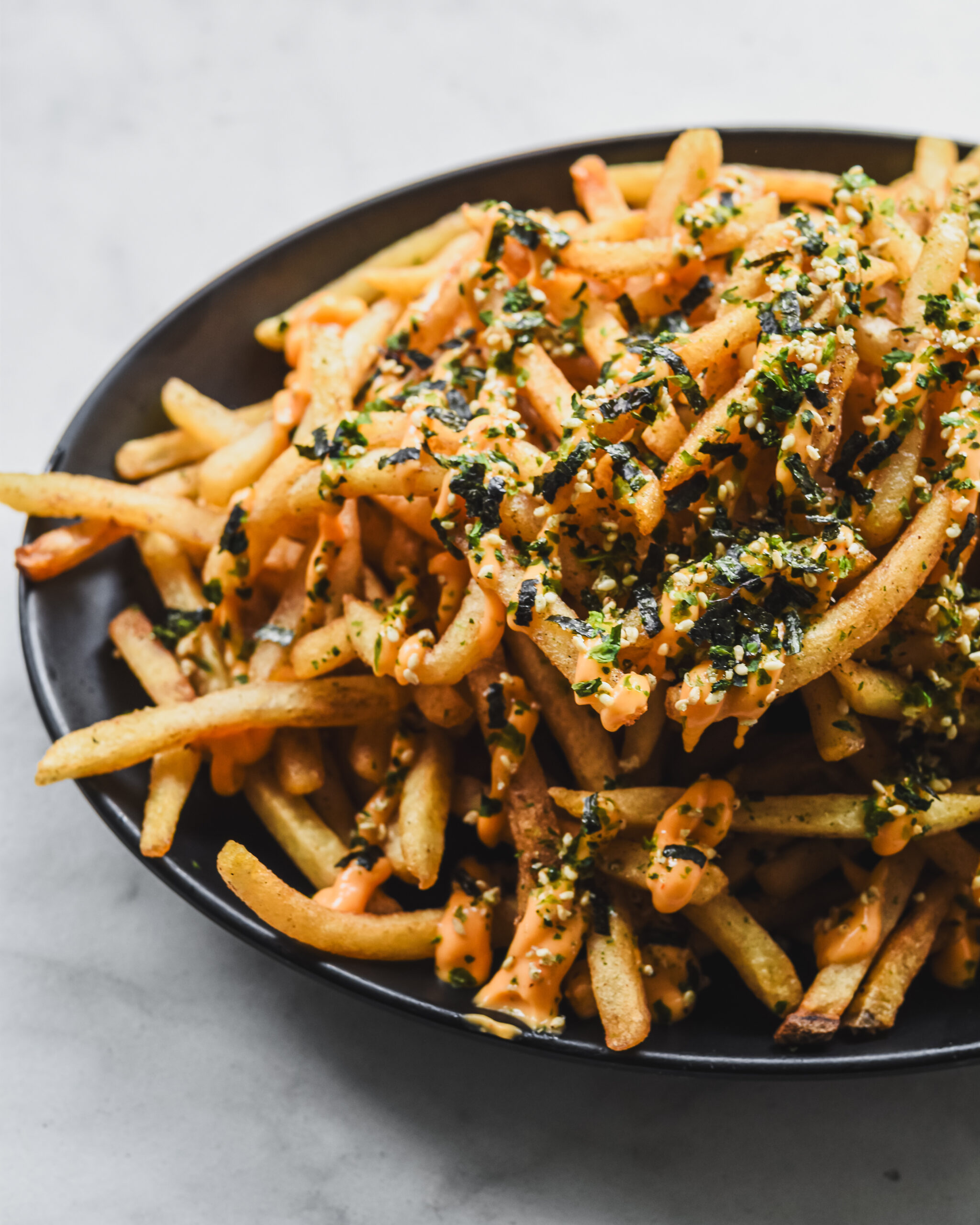 Furikake French Fries with Spicy Mayo | The Subversive Table