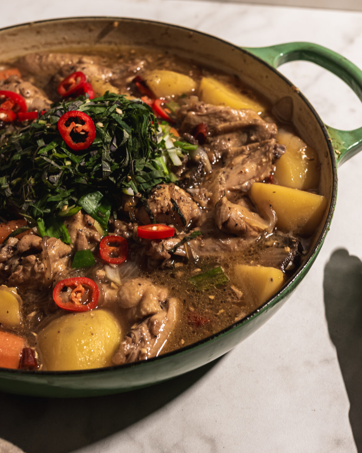 Korean Soy Sauce Braised Chicken (Dak Jjim) | The Subversive Table