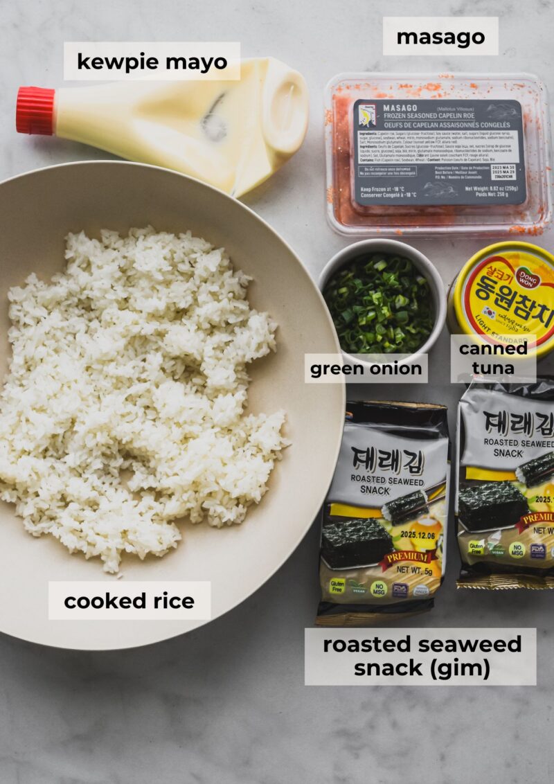 Tuna Mayo Korean Rice Balls (Jumeok Bap) | The Subversive Table